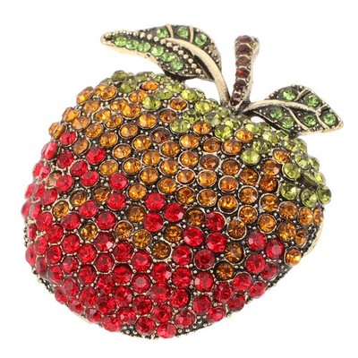 Apple Lapel Pin for Women Cute Red Apple Brooch for Girls Jewelry ...