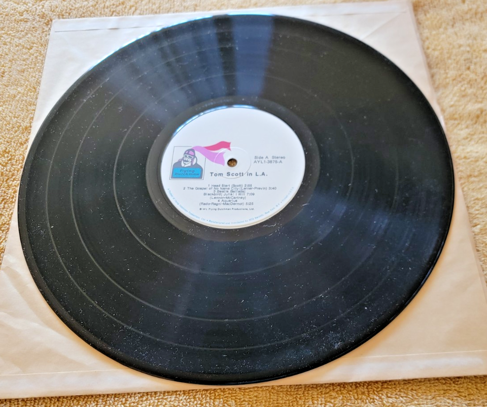 Tom Scott – Tom Scott In L.A. - LP 1975 Flying Dutchman - Smmoth Jazz ...