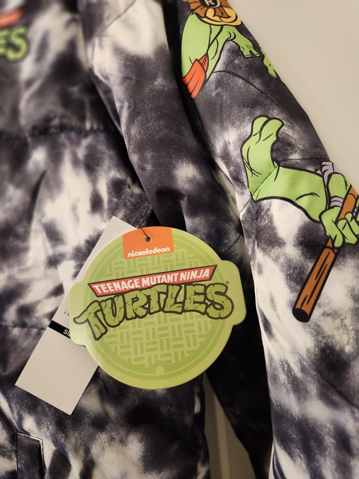 Teenage Mutant Ninja Turtles Puffer Jacket Coat Boys Size 14/16 (XL) | eBay