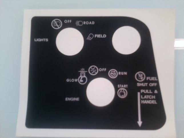 Massey Ferguson 210 Dash Decal | eBay