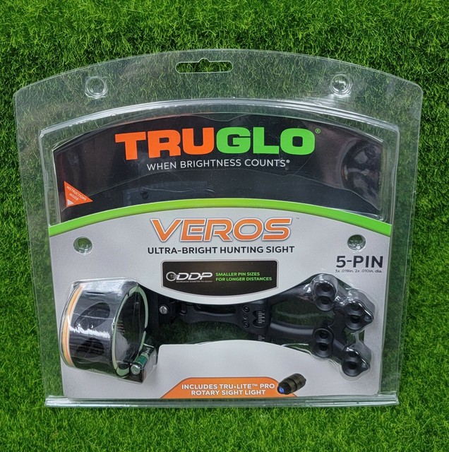 TRUGLO TG5105B Veros Black 5 Pin Rh/lh Archery Sight for sale online | eBay