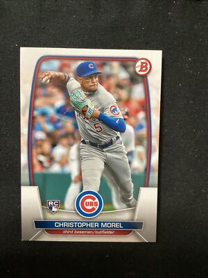 2023 Bowman Paper Christopher Morel #34 Rookie Chicago Cubs. PA10 | eBay