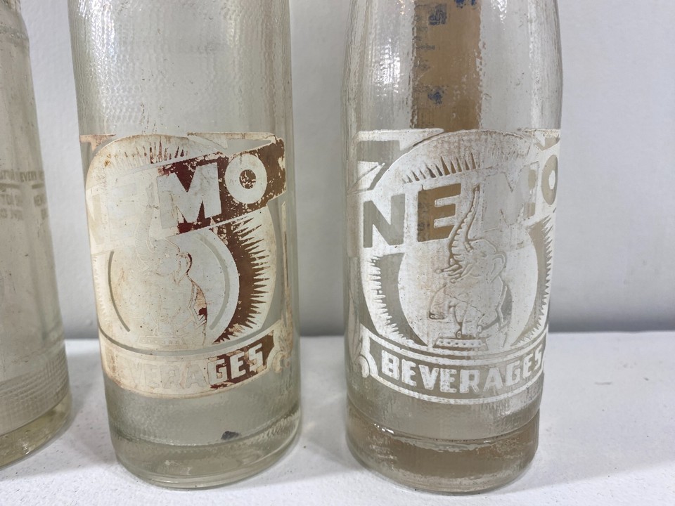 4 - Nemo Beverages Grove City PA. 7 oz ACL Soda Elephant Graphic Mercer ...