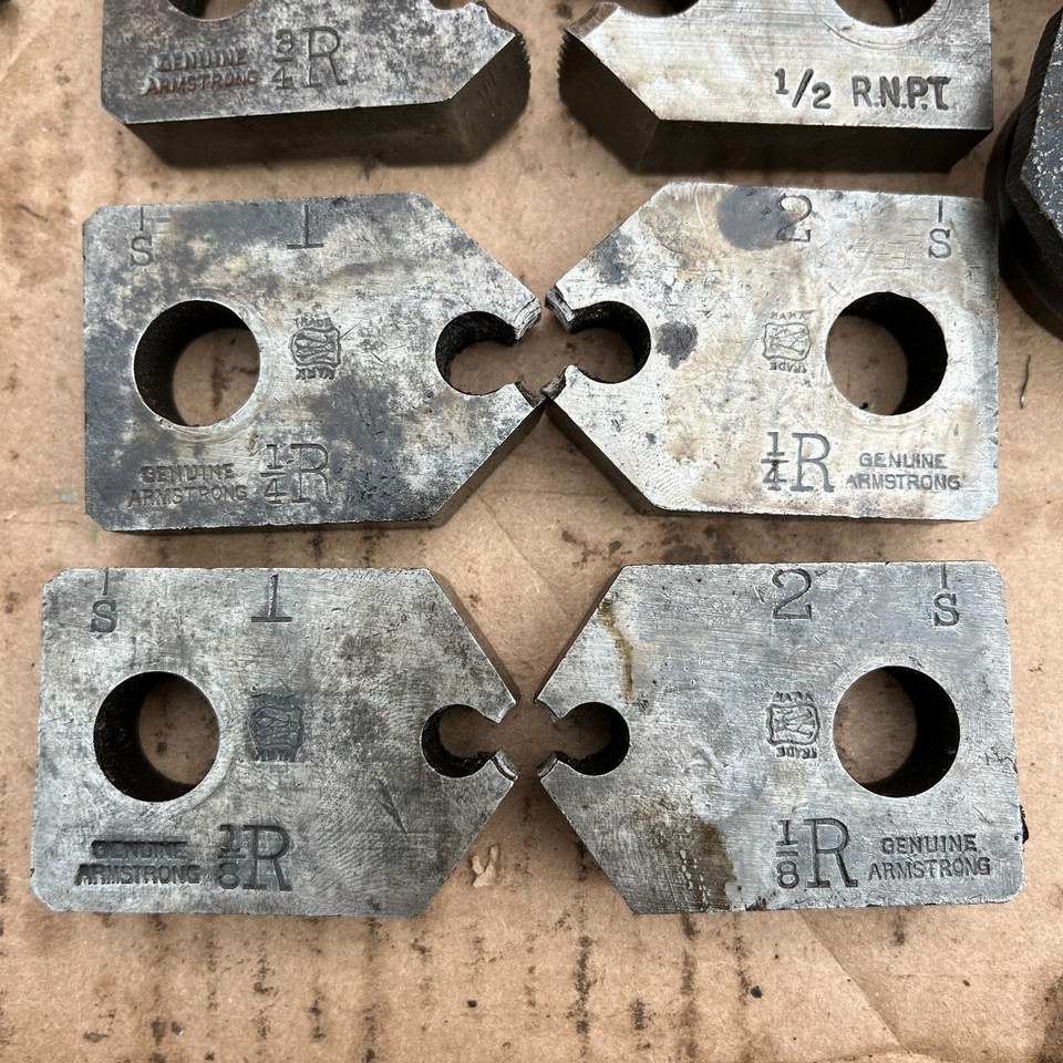 Vintage Armstrong Pipe Threader, Tap & Die Tool Lot - Bridgeport CT | eBay