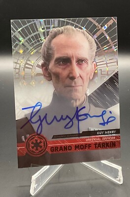 2017 Topps Star Wars High Tek autograph Guy Henry as Grand Moff Tarkin ...
