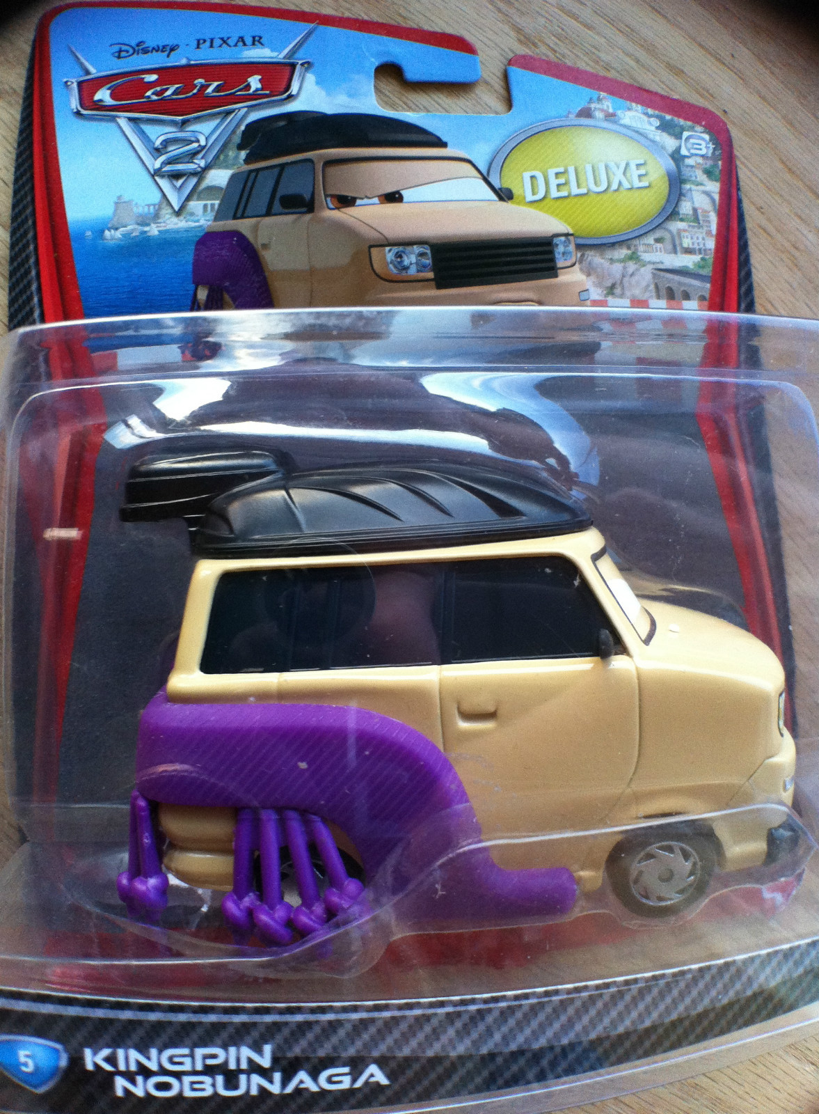 Disney PIXAR Cars 2 KINGPIN NOBUNAGA DELUXE diecast #5 Tokyo sumo ...