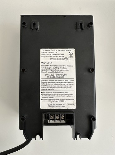 Hampton Bay Low Voltage 120W Digital Transformer Model, for backyard lights | eBay
