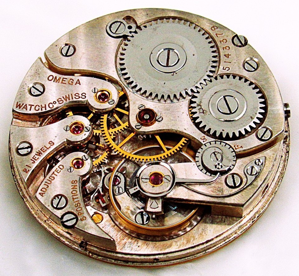 10s Omega Multi-Color Dial 21 Jewels Open Face Movement, Great Runner ...