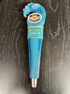 Kona Brewing Big Wave Golden Ale Tap Handle 11.5" Tall, Beer Tap Handle ...