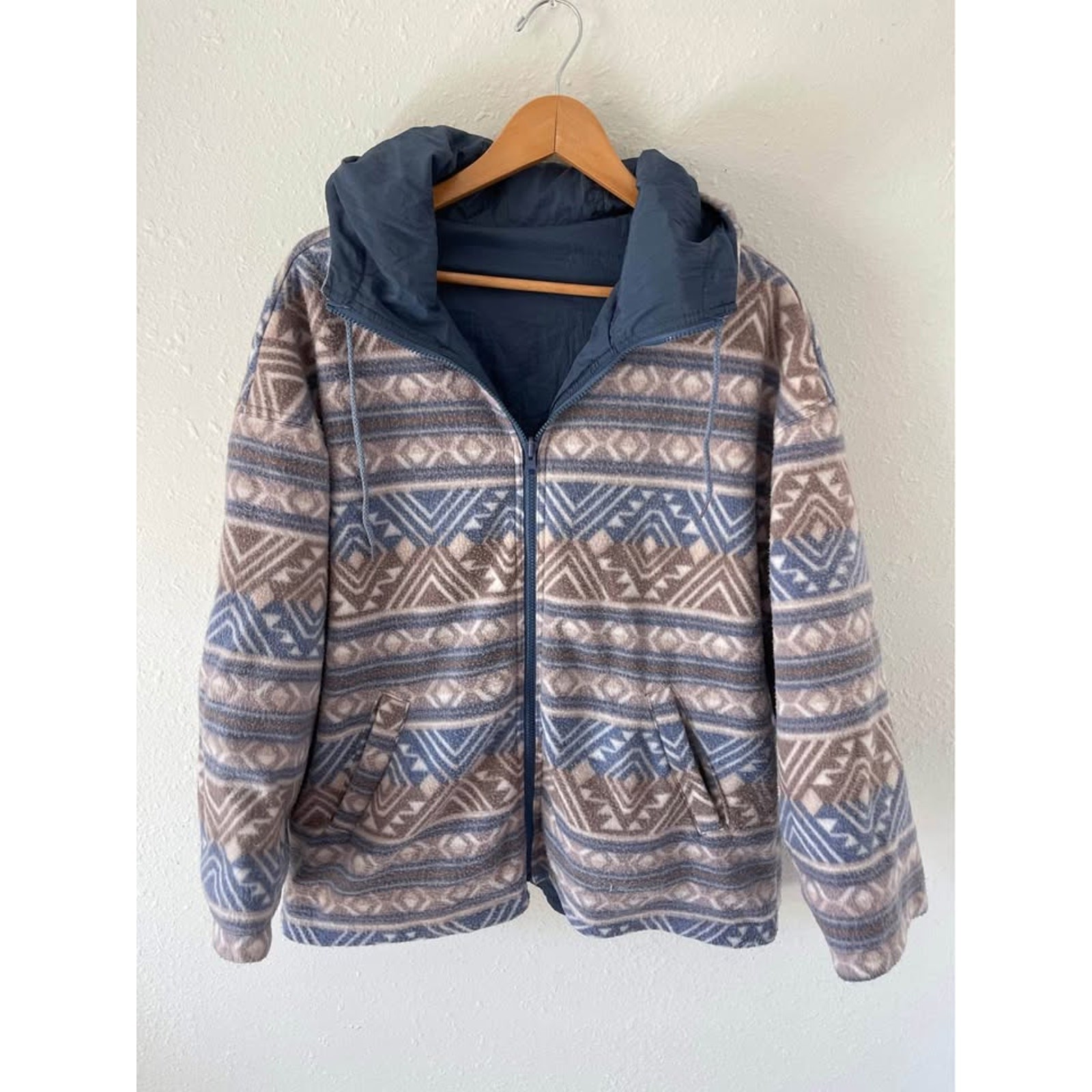 Vintage Current Seen Aztec Jacket Size Medium - Gem