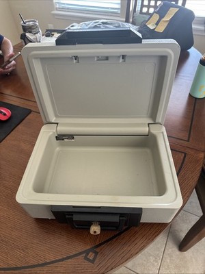 Sentry 1100 Portable Fire Safe Security Box Chest Lockbox With Handle ...