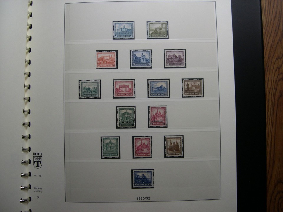 GERMANY & COLONIES Stamp Collection 15 Lindner hingeless albums GB2 | eBay
