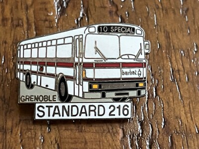 PINS PIN TRANSPORT BUS CAR GRENOBLE STANDARD 216 BERLIET VERSION EGF | eBay