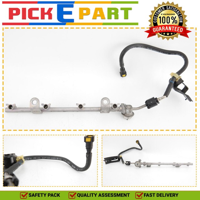 2012-2017 Toyota Camry 4cyl 2.5l Fuel Injector Line Rail Genuine 23814 ...