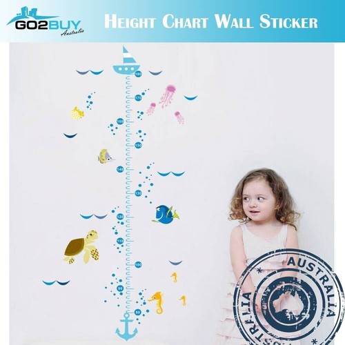 DIY Wall Stickers Removable Sea Fish Nemo Height Kids Mural Decal ...