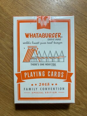 WHATABURGER 2015 Family Convention Special Edition Playing Cards ...