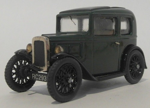 Illustra Models1/43 Scale White Metal J011 - Austin Seven - Green ...