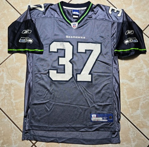 Reebok Seattle Seahawks Shaun Alexander #37 Blue Football Jersey Mens ...