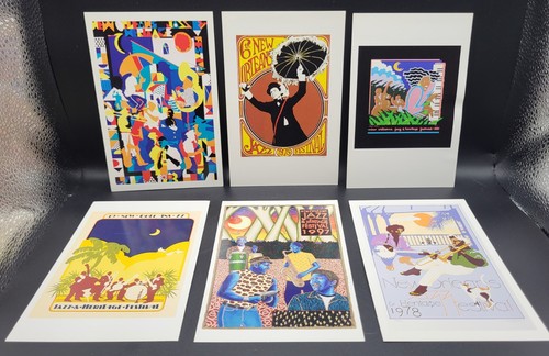 Lot of 12 New Orleans Jazz Fest Poster Cards Postcards 1975-1997 | eBay