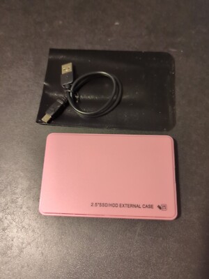500gb External hard drive (pink) Perfect For Backups And Extra Storage ...