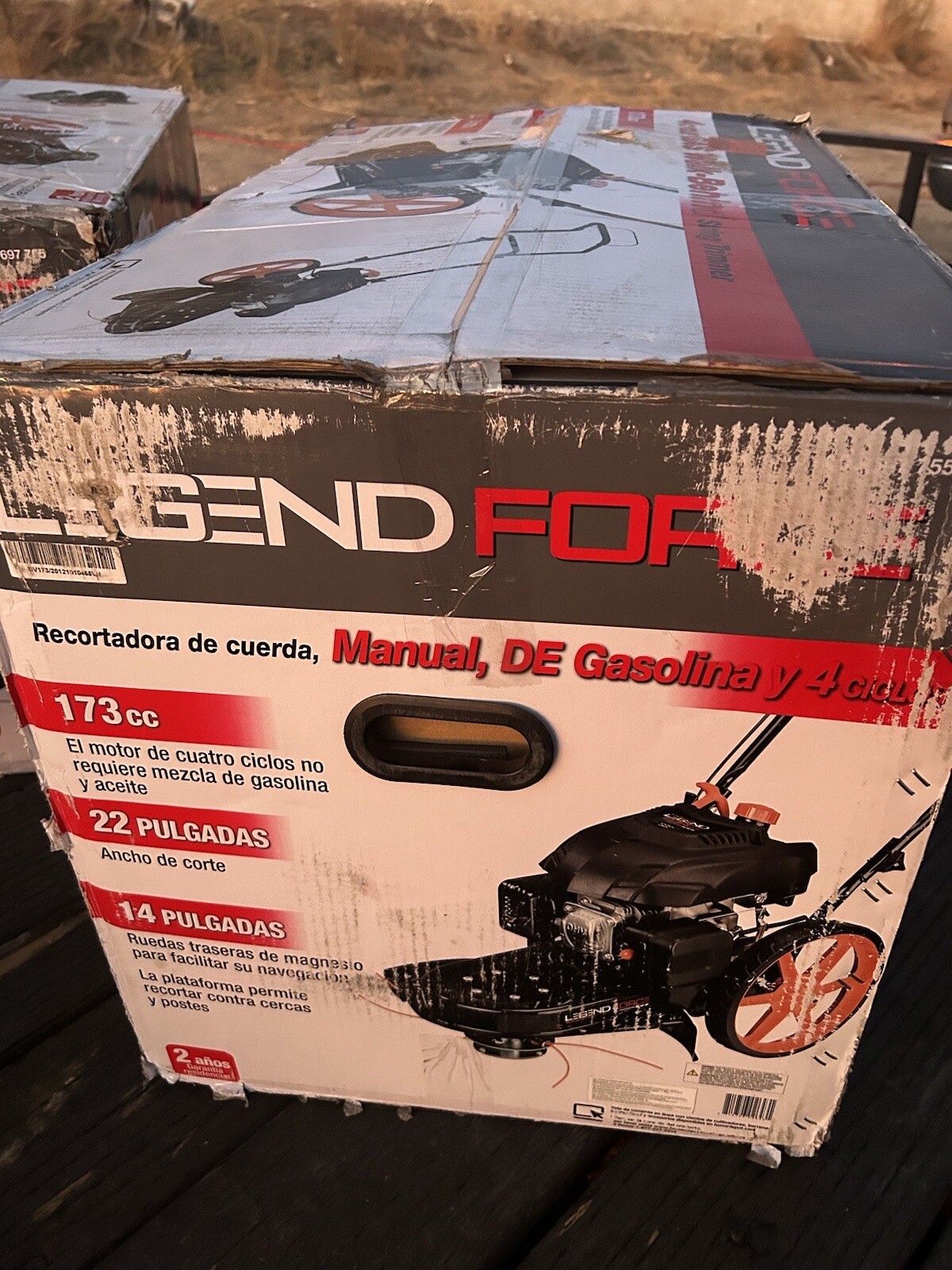 Legend Force 22 in. 173 cc Gas Walk Behind String Trimmer/Mower | eBay