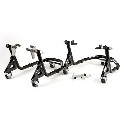 Warrior 360 Degree Floating Front & Rear Motorcycle Bike Paddock Stand ...