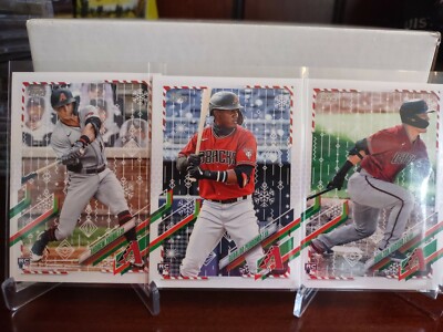 2021 Topps Holiday Andrew Young Geraldo Person Daulton Varsho ...