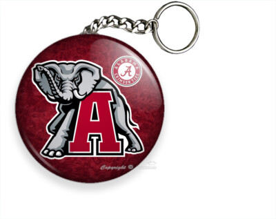 ALABAMA CRIMSON TIDE ELEPHANT FOOTBALL TEAM HD KEYCHAIN KEY RING CHAIN ...
