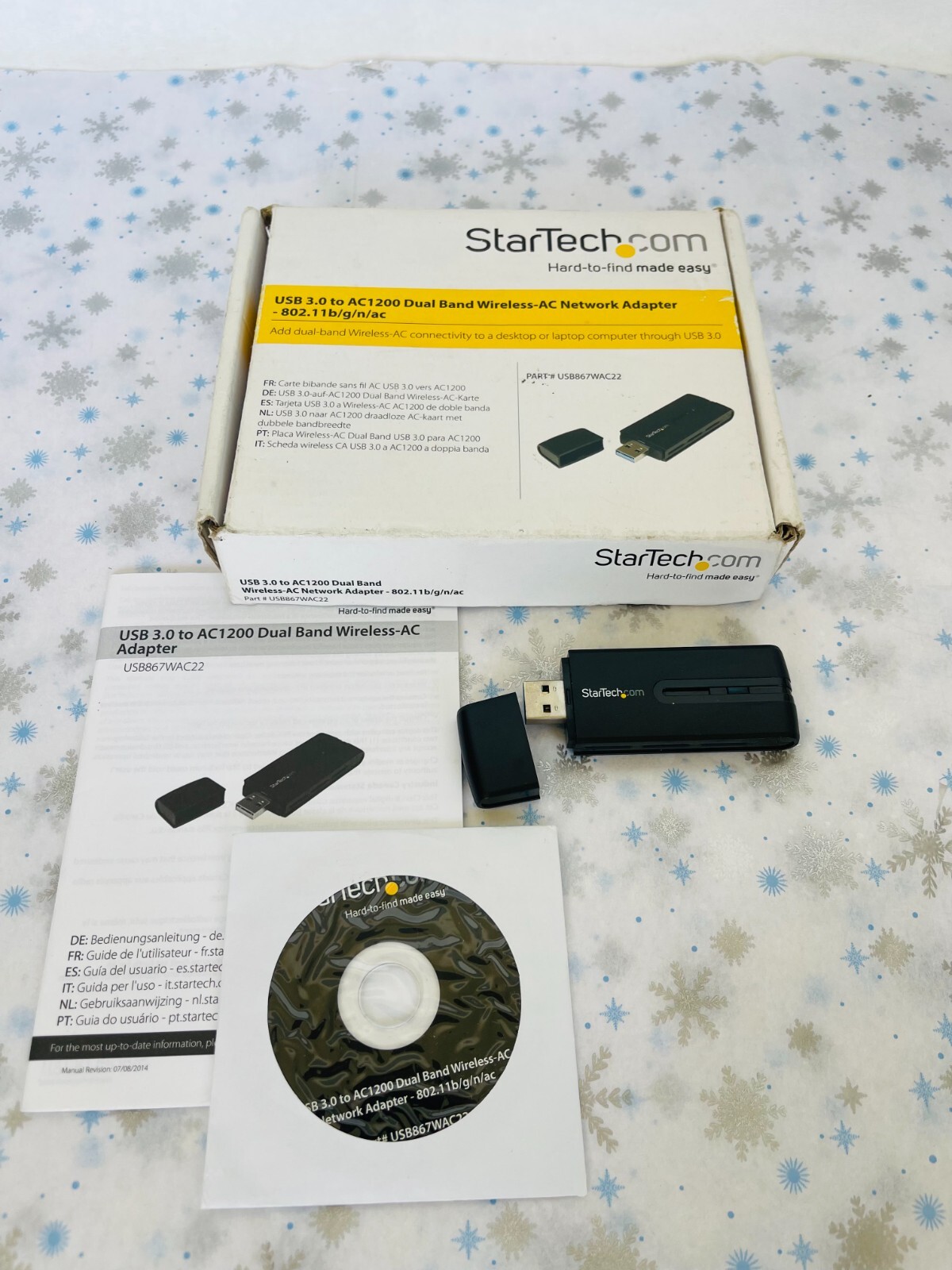 Startech.com USB 3.0 Ac1200 Dual Band Wireless-ac Network Adapter - 802 ...