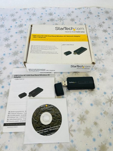 Startech.com USB 3.0 Ac1200 Dual Band Wireless-ac Network Adapter - 802 ...