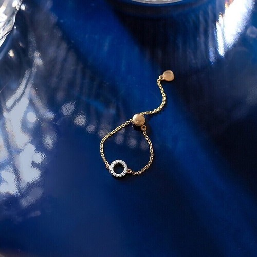 14K Yellow Gold ( 1.170g ) Diamond (GH - SI) Hoop and Heart Flexi Ring ...