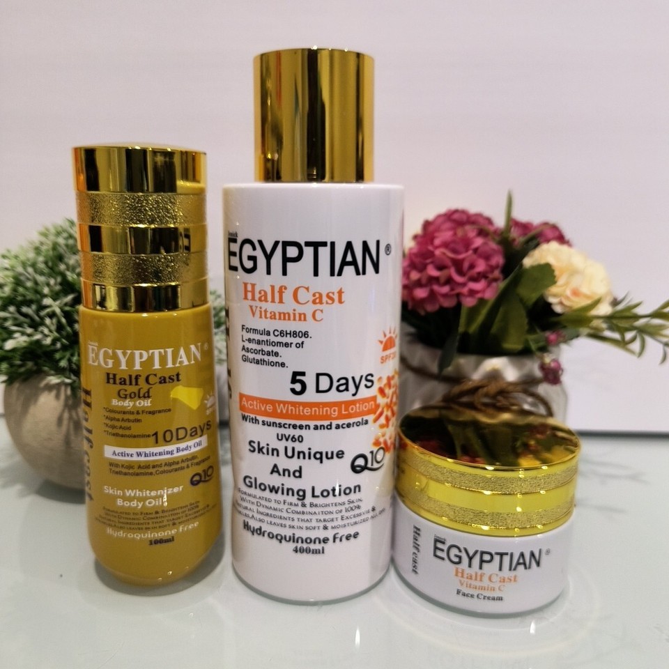 Original Egyptian Vitamin C Body Lotion + Face Cream Moisturizer ...