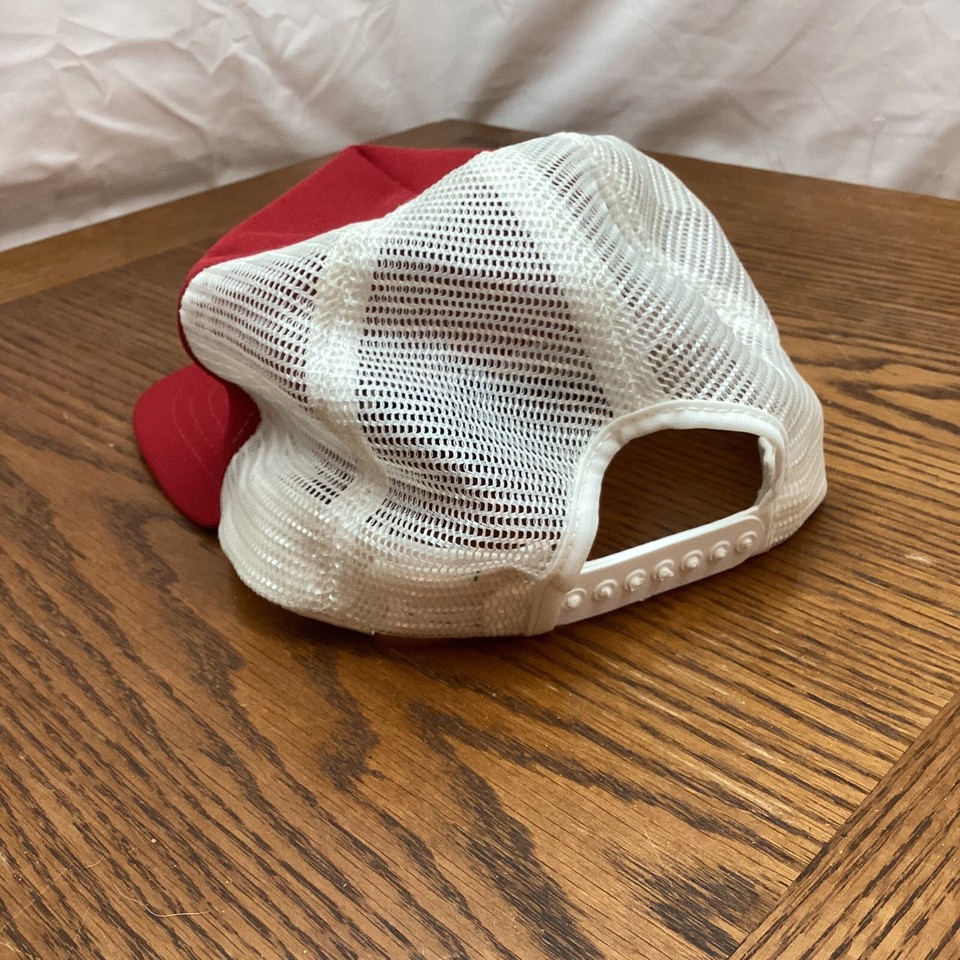 Vintage Dairy Queen Hat Snapback Trucker Cap Mens Red White 90s Ice ...