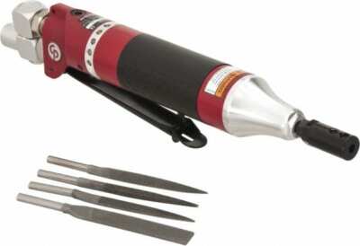 Chicago Pneumatic Air File Sander, 7/32" Stroke Flat, 1/4" Inlet, Incl ...