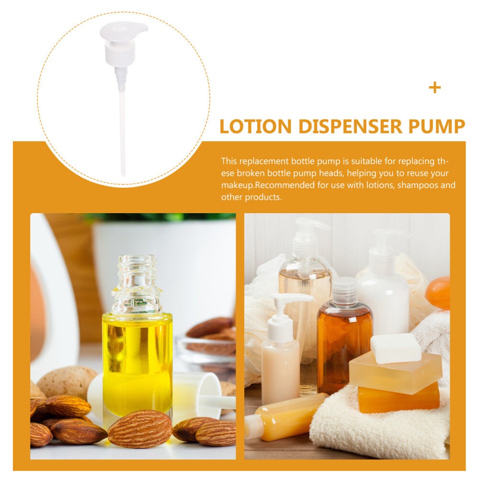10 Pcs Press Pump Head Replacement Soap Dispenser Bathroom Shampoo ...