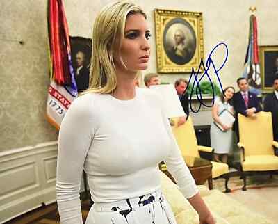 IVANKA TRUMP SIGNED PHOTO AUTOGRAPH PRESIDENT DONALD TRUMP 8.5X11 ...