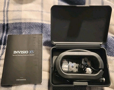 Invisio X5 Headset Black Brand New In Box | eBay