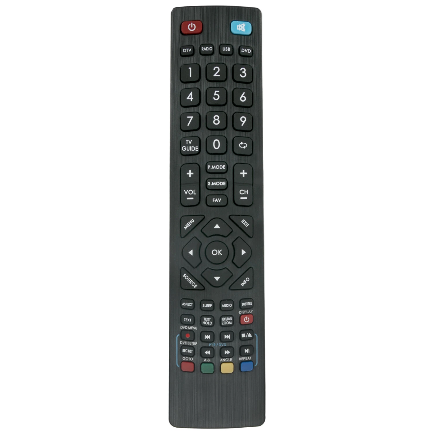 Remote Control for TECHNIKA TV/DVD 24F22W-FHD/DVD 32G22B-HD/DVD 40G22B ...