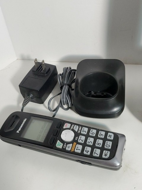 Panasonic KX-TG6511 Phone Base Unit & KX-TGA652 Handset w/ Batteries ...