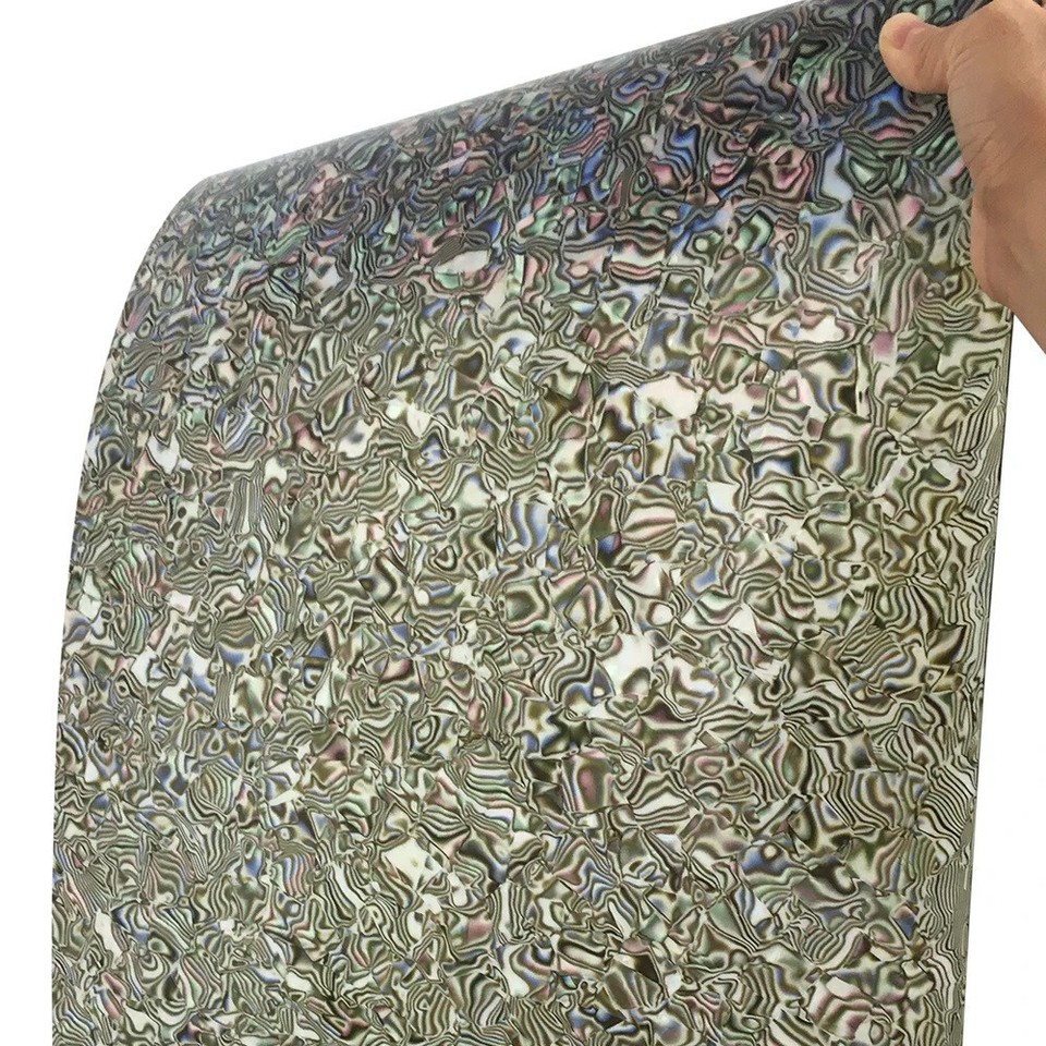 18x62" Drum Wrap 0.5mm Musical Instrument Deco Sheet Abalone Seashell ...