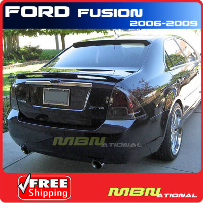 For 06-09 Ford Fusion Rear Trunk Spoiler Color Match Painted ABS G2 ...