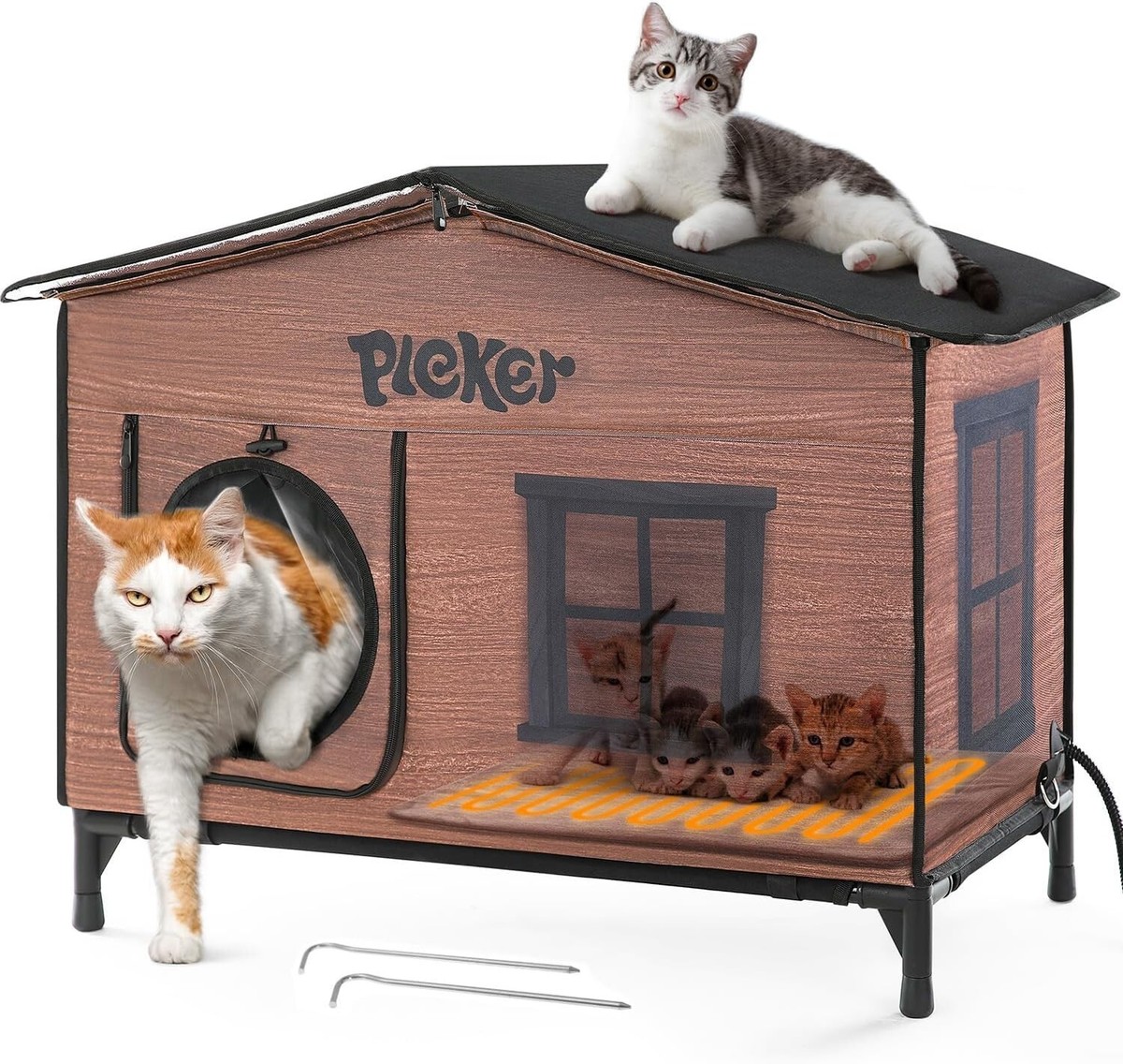 Feline House New Age Pet Small Outdoor Albany Feral Cat Shelter