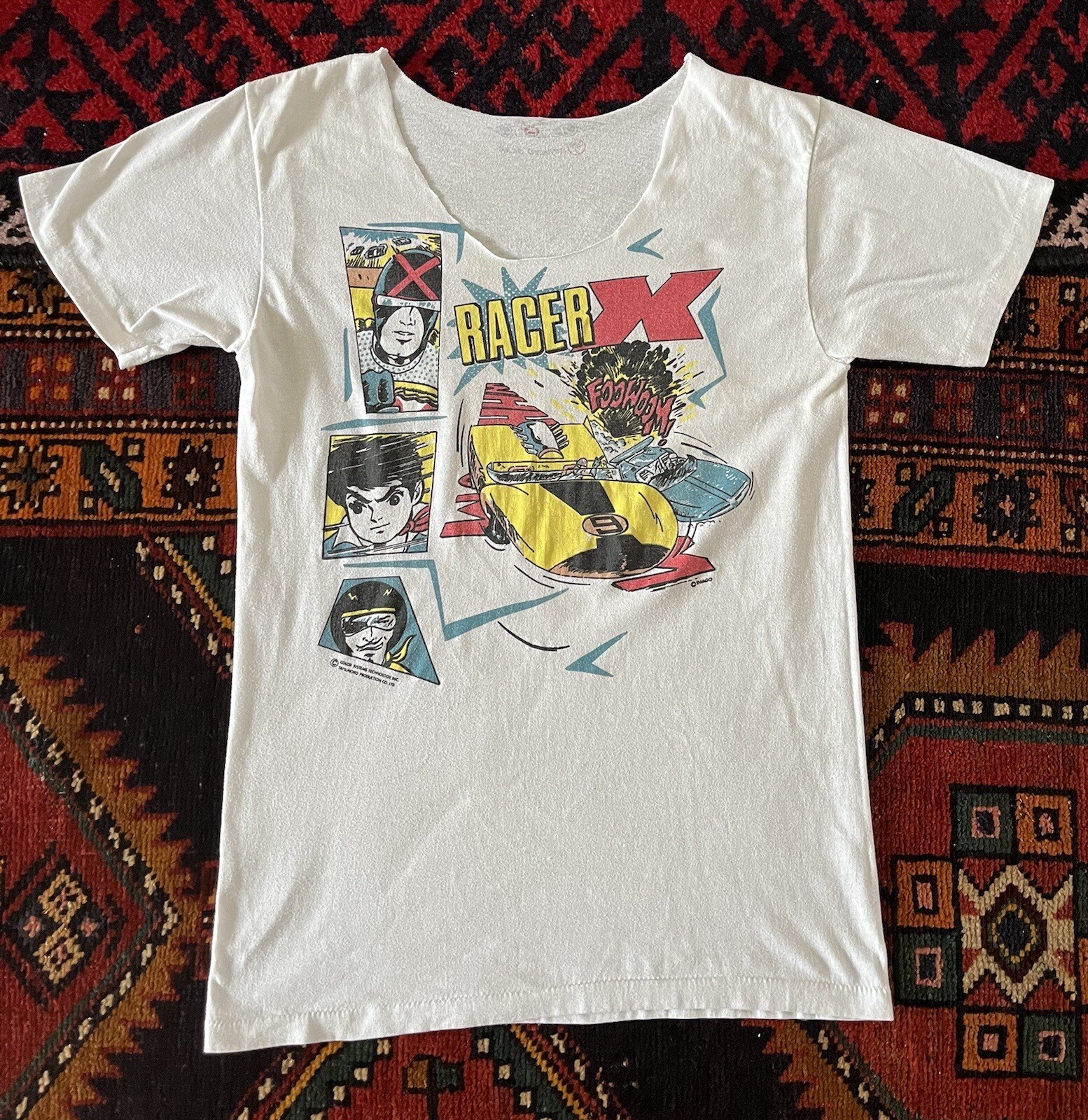 Vintage Chopped 90s Speed Racer Anime 'Racer X' Graph… - Gem