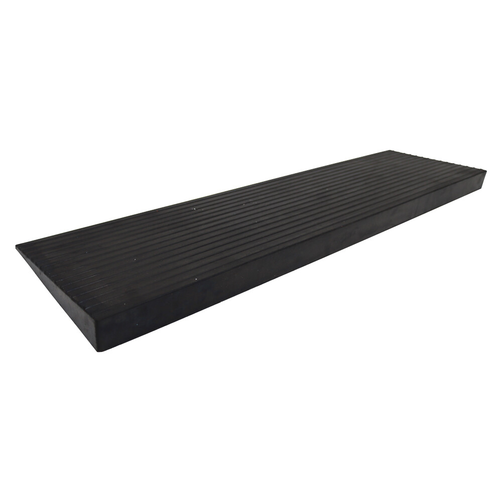 Non-Slip Solid Rubber Threshold Ramp cuttable Black Engineering Equipment | eBay