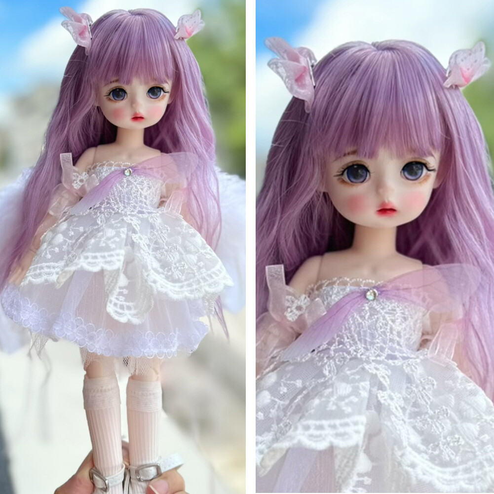 1/6 Movable Jointed Princess Dolls BJD Doll with Clothes Mini 30cm ...