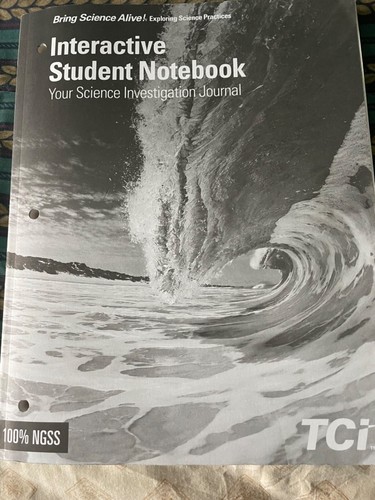 TCI Grade 4- Science student Notebook Bring Science Alive NGSS | eBay