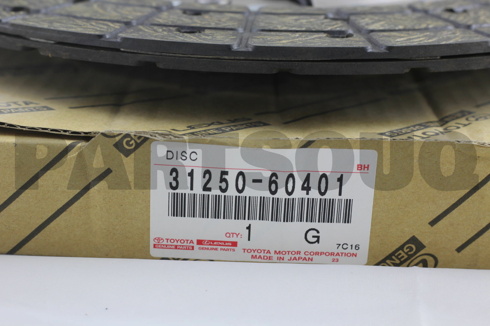 3125060401 Genuine Toyota DISC ASSY CLUTCH 31250-60401 | eBay