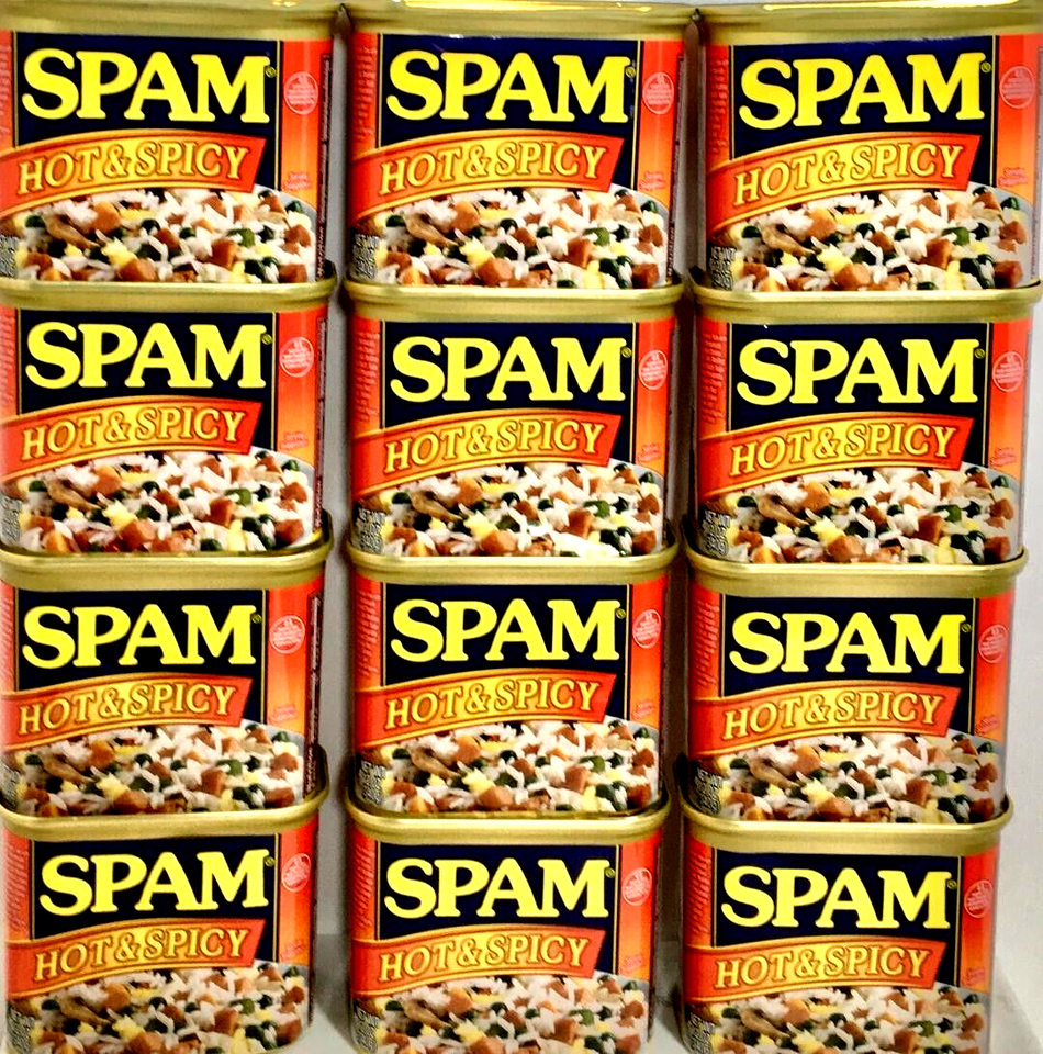 Spam Hot & Spicy Luncheon Meat 12 oz ( Pack of 12 )~11/2028 | eBay