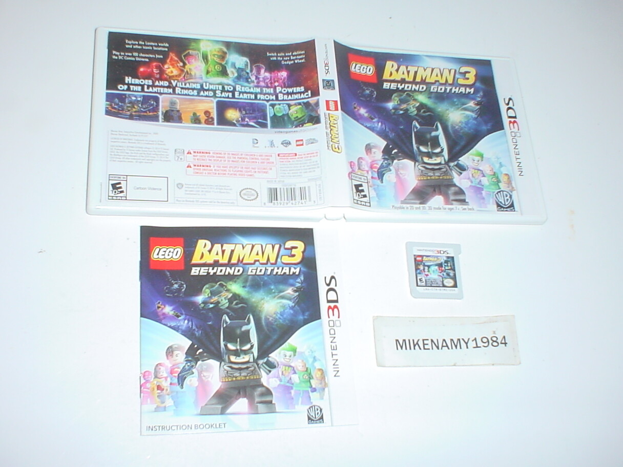 LEGO BATMAN 3: BEYOND GOTHAM game complete w/ insert - Nintendo 3DS ...