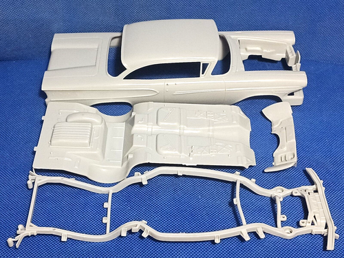 🌟 Body Shell & Frame 1958 Edsel Pacer 1:25 Scale 1000s Model Car Parts ...